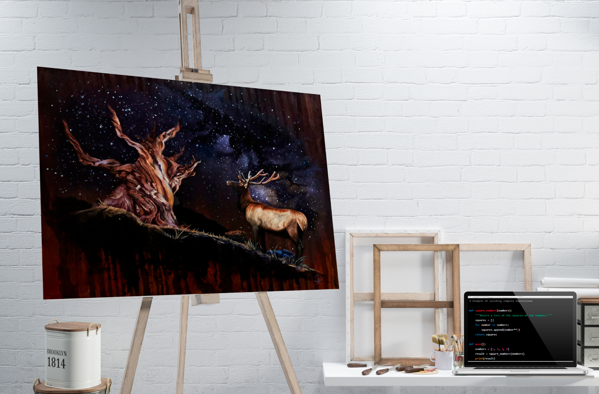 My Two Art Forms: Web Development & Painting